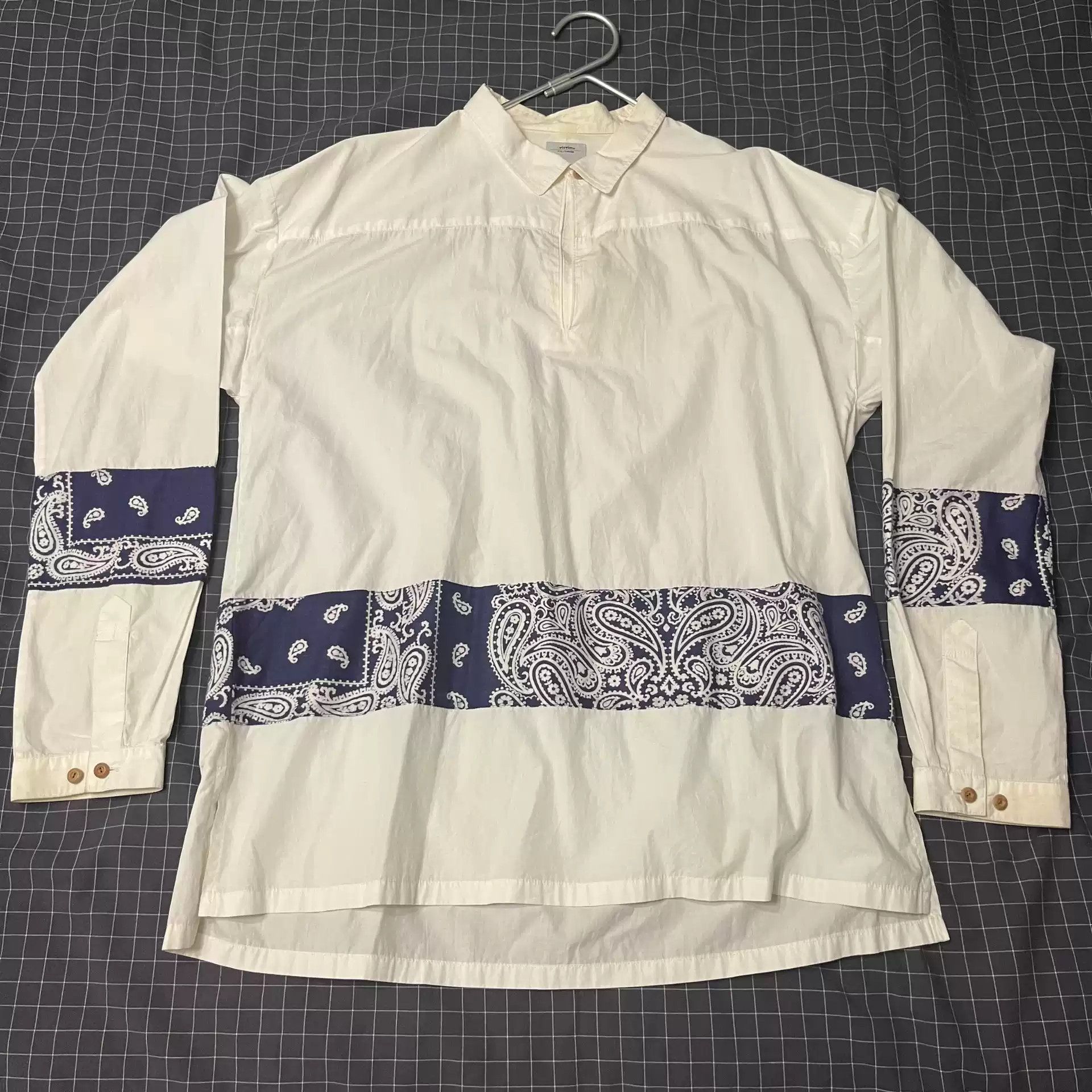 Visvim Visvim 17ss kerchief border tunic shirt | Grailed