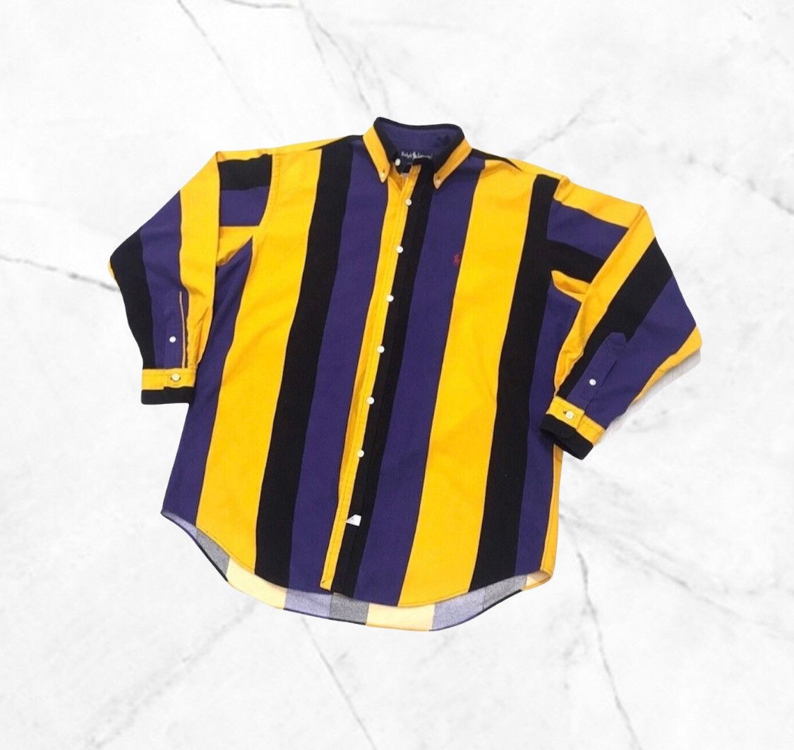 Flannel × Polo Ralph Lauren × Vintage VERY RARE BUMBLE BEE Vintage Polo ...