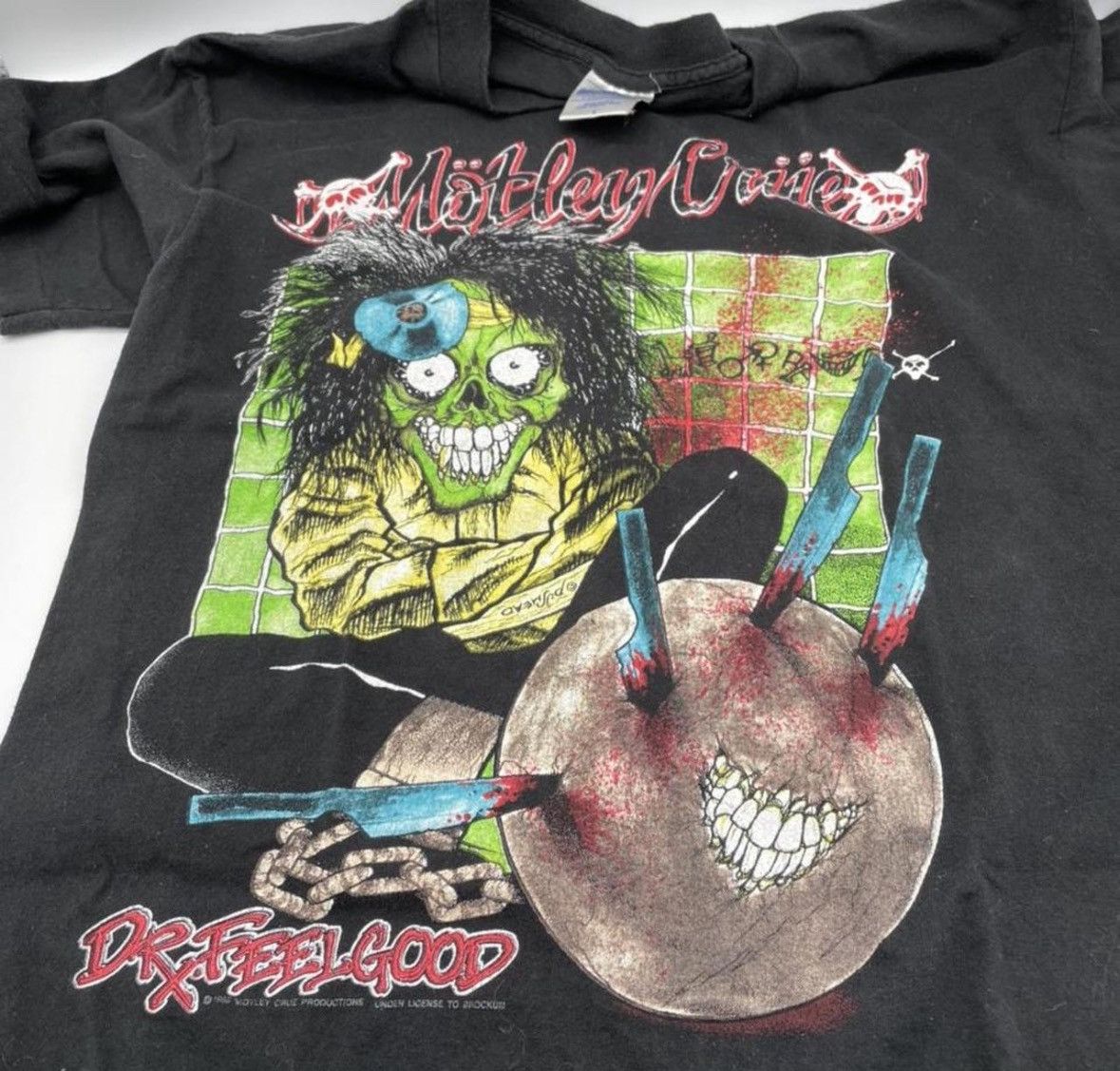 Band Tees × Brockum × Vintage Vintage 1989 Brockum Motley Crue Dr ...