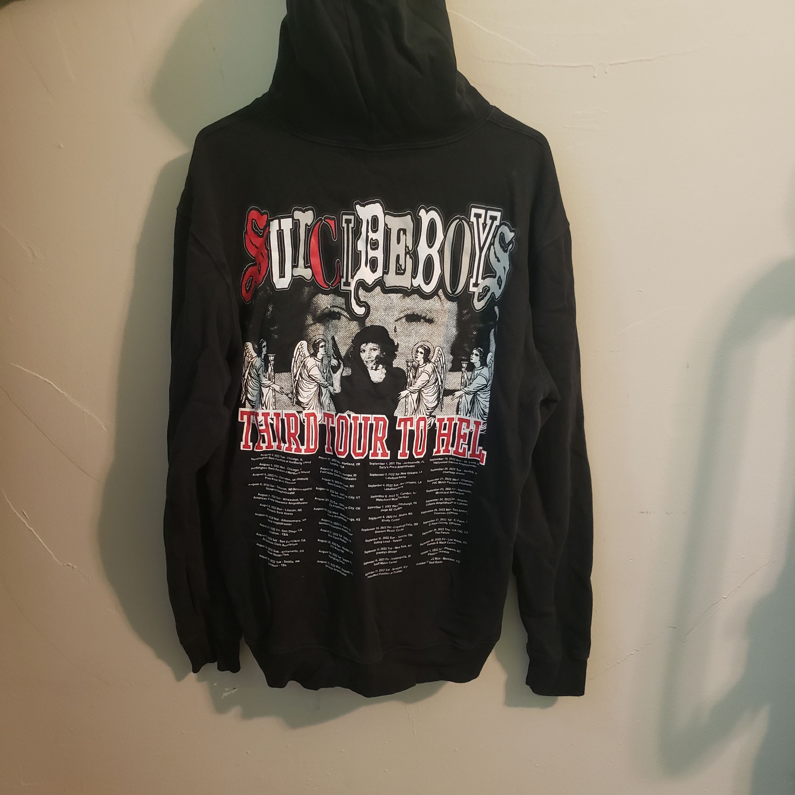 G59 Records $uicideboy$ Grey Day 2022 Black Tour Hoodie | Grailed