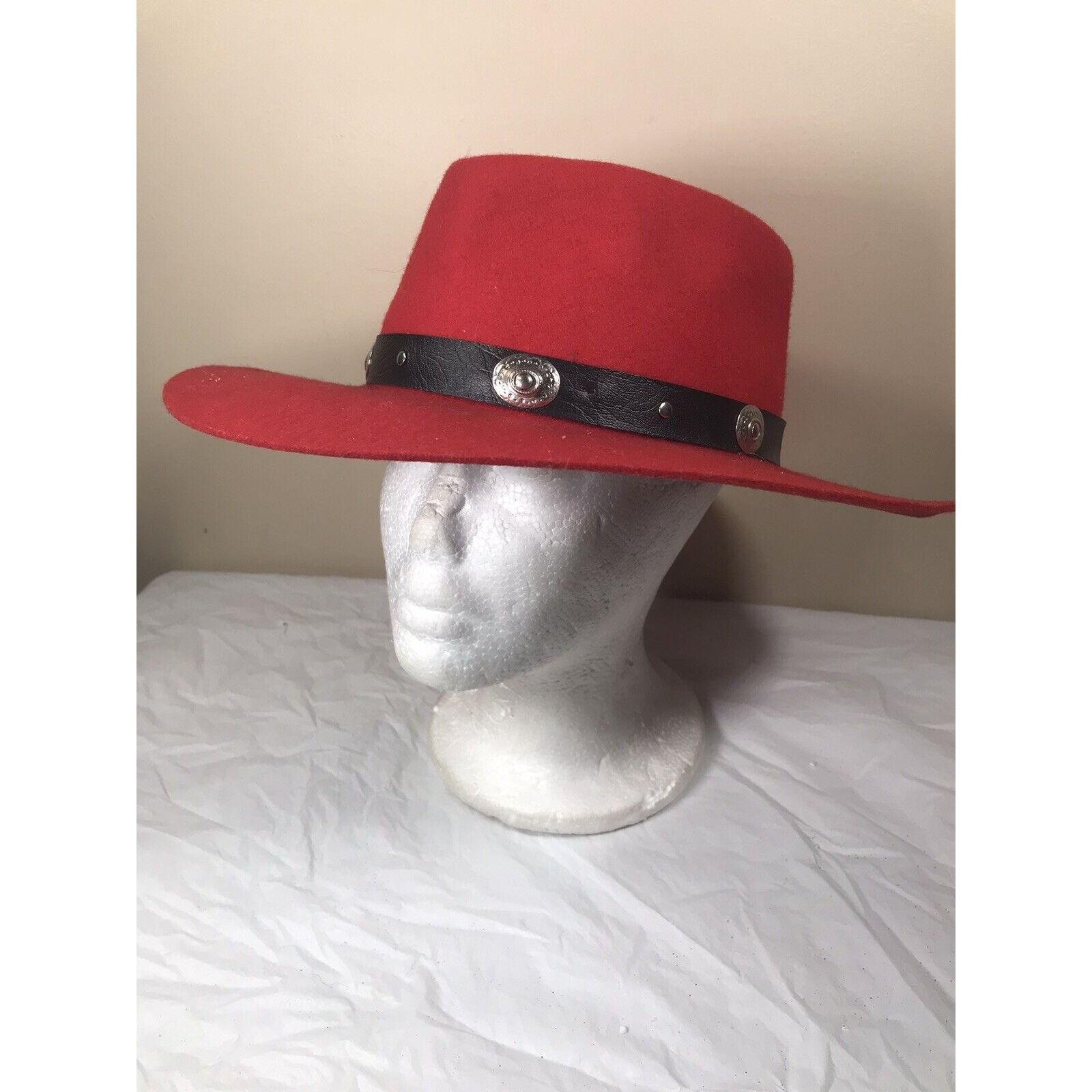 Vintage Vintage Rockmount Ranch Wear Red Felt Cowboy Hat Wool MADE ...