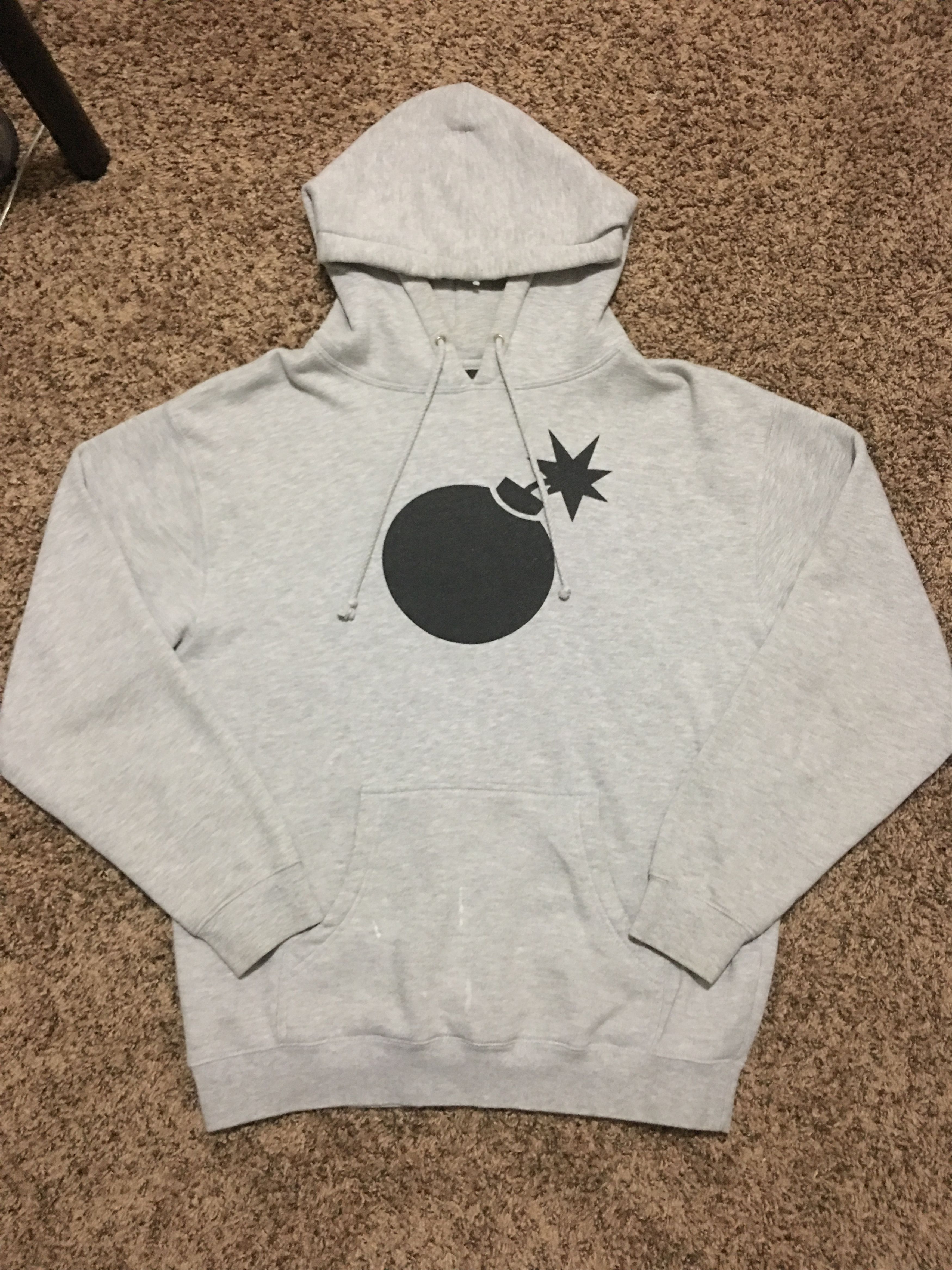 The Hundreds The Hundreds Adam Bomb Logo Hoodie Gray | Grailed