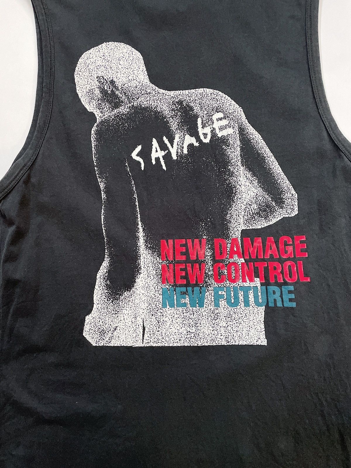 Raf Simons SS03 “New Damage” Limited Edition Sleeveless Tee | Grailed