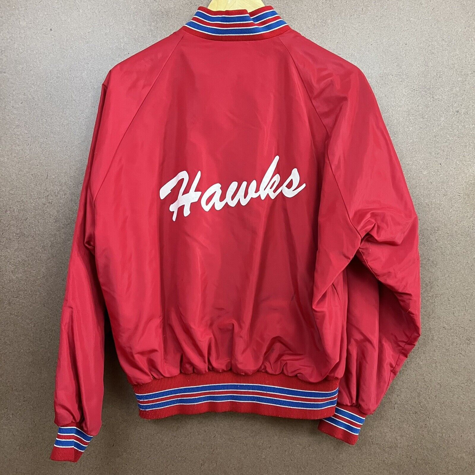 Dunbrooke × Streetwear × Vintage VTG 70s Dunbrooke Pla-Jac Hawks Satin ...