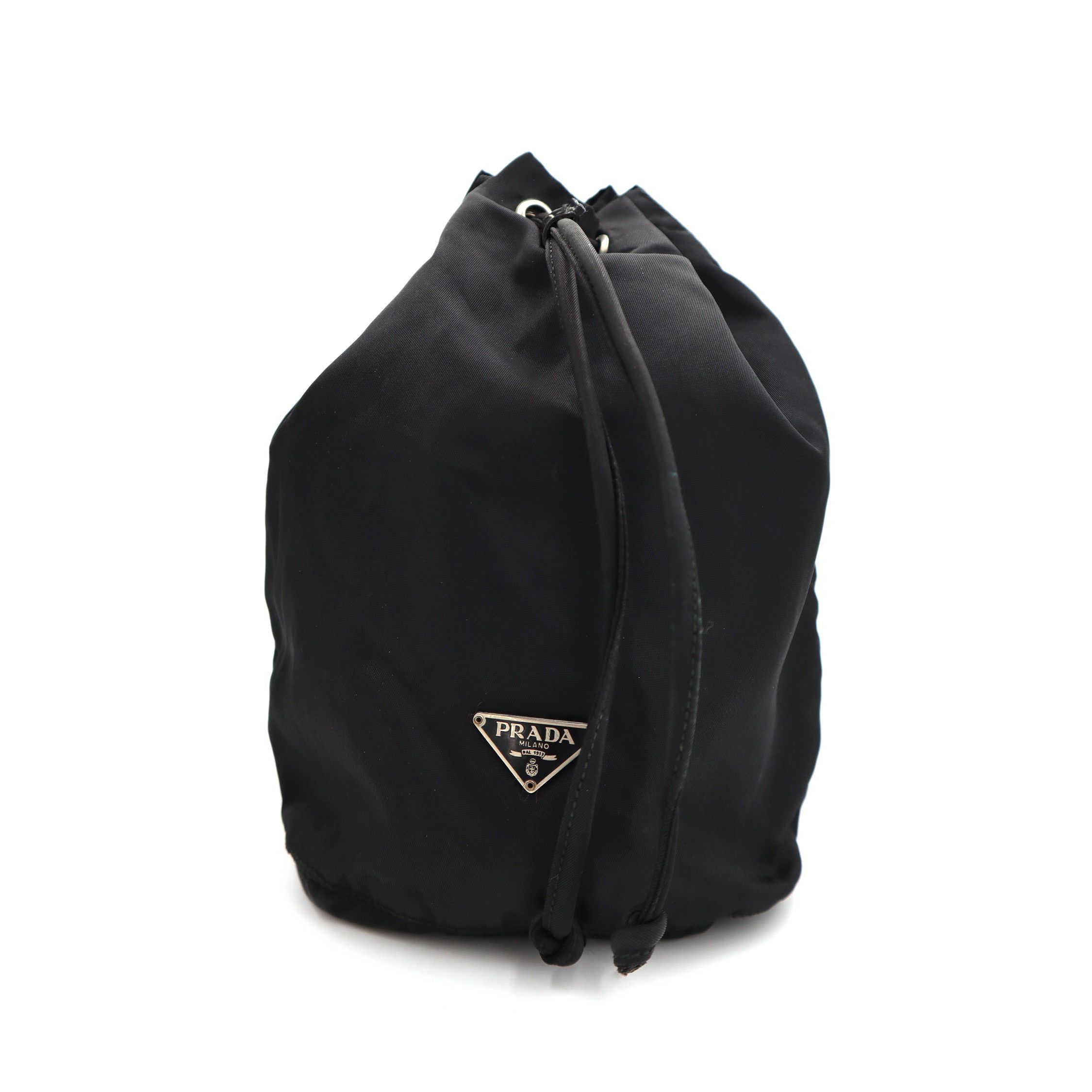 Prada Vintage Prada Tessuto Nylon Drawstring Pouch | Grailed