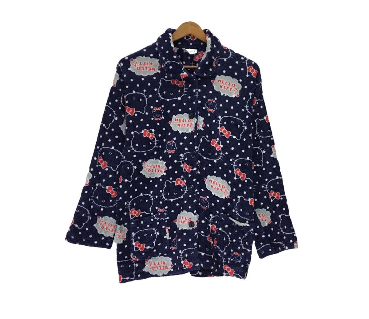 Japanese Brand Hello Kitty Button Up Full Print Pyjamas | Grailed