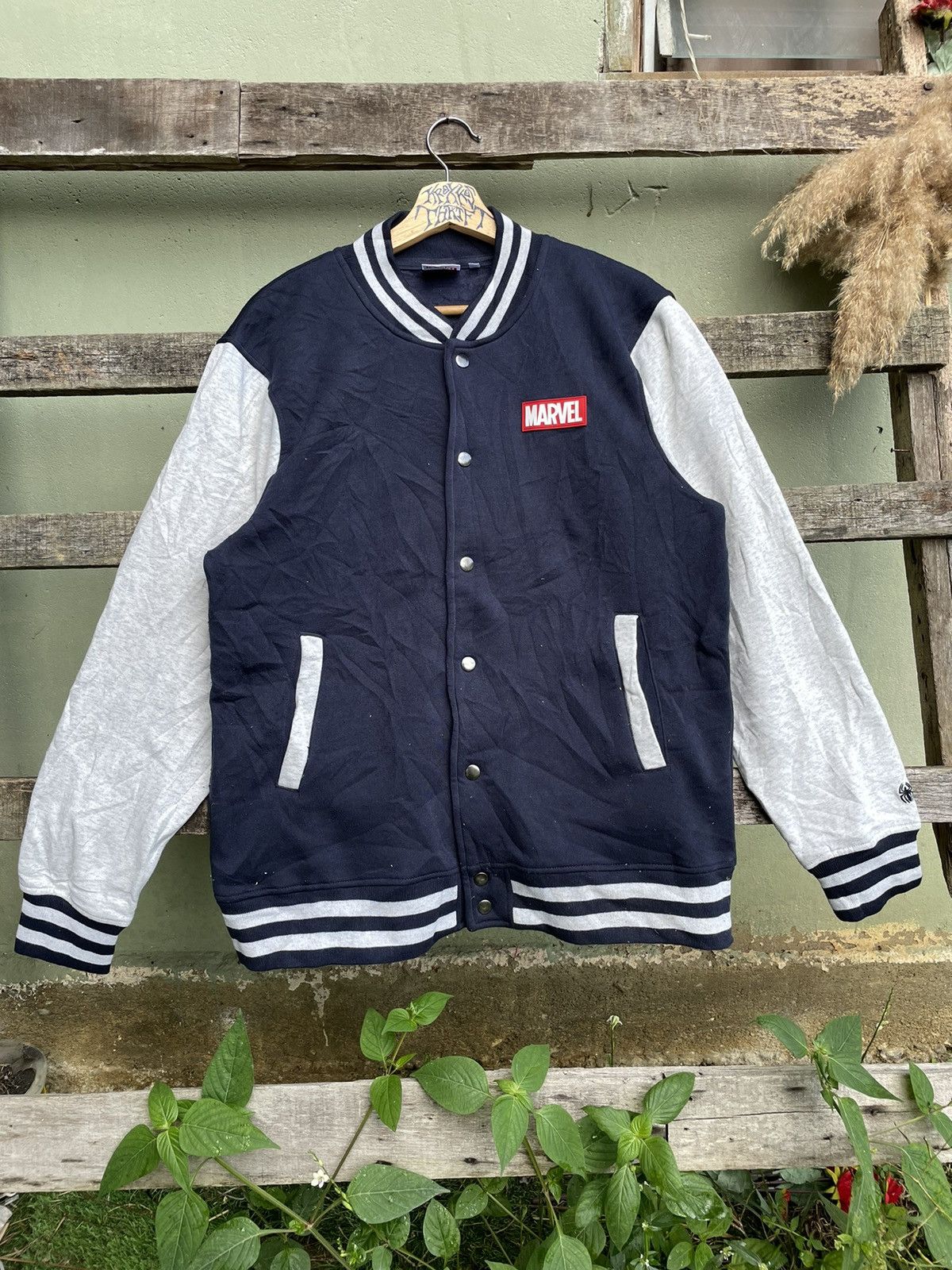 Japanese Brand × Marvel Comics × Varsity Jacket Marvel Varsity Jacket ...