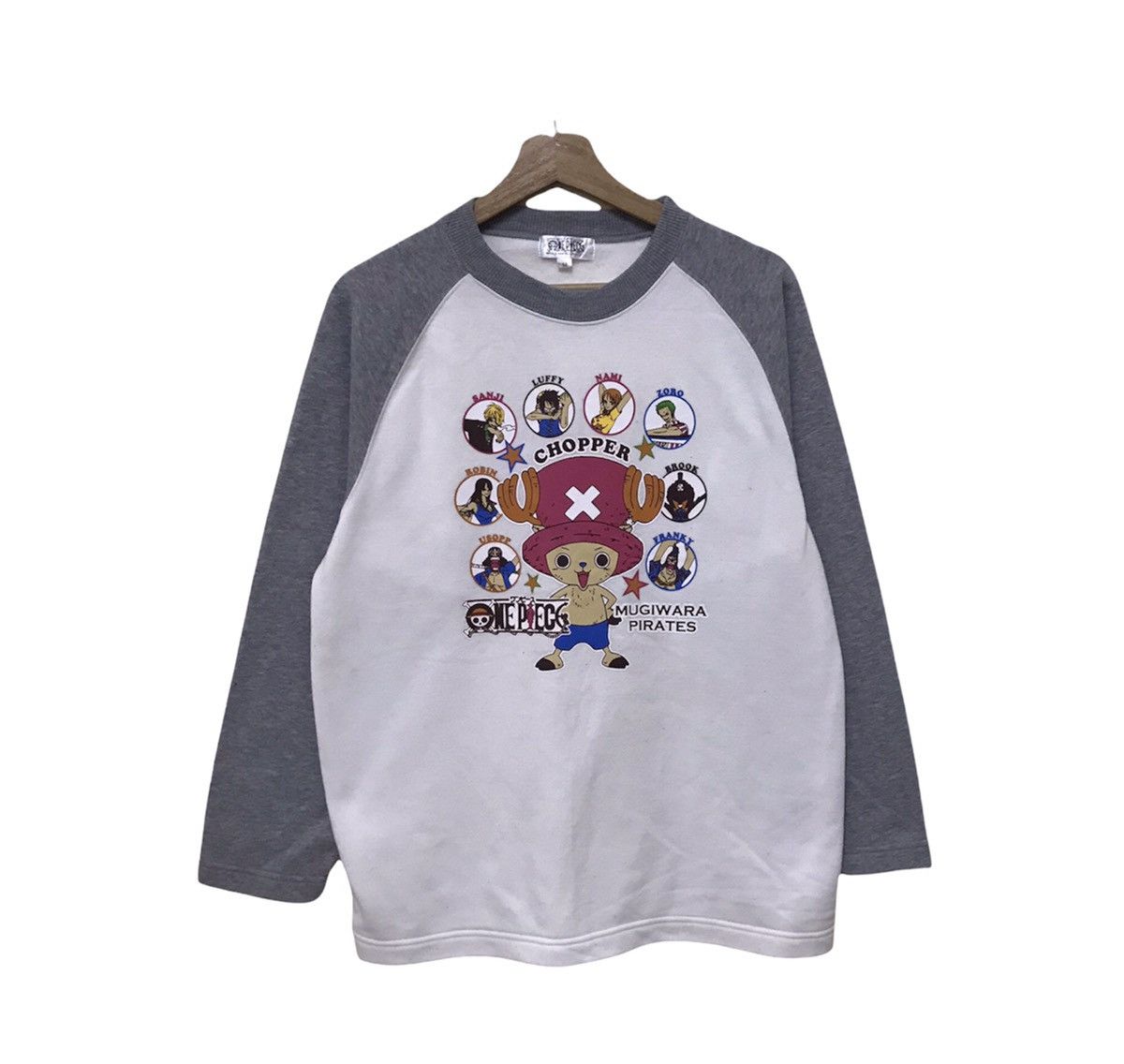 One Piece Vintage Japanese Anime One Piece Full Character Long Sleeve ...