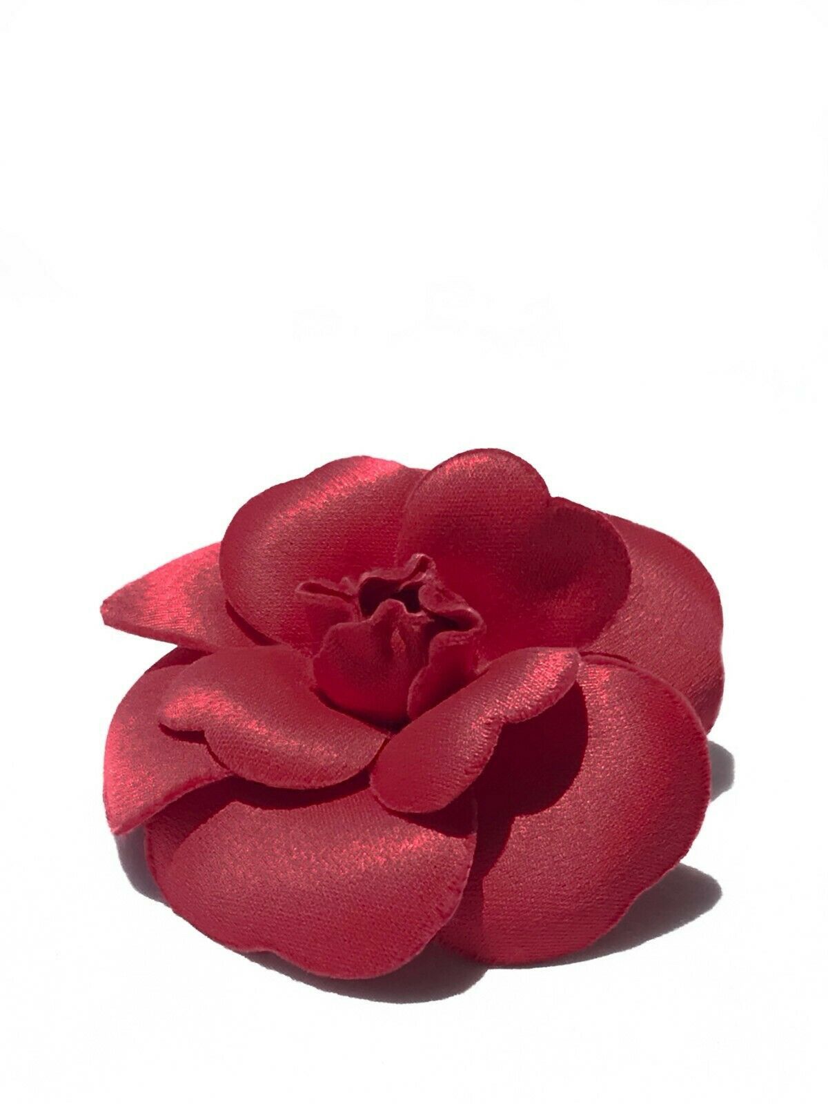 Chanel AUTHENTIC CHANEL FLOWER CAMELLIA SILK HANDCRAFTED BROOCH | Grailed