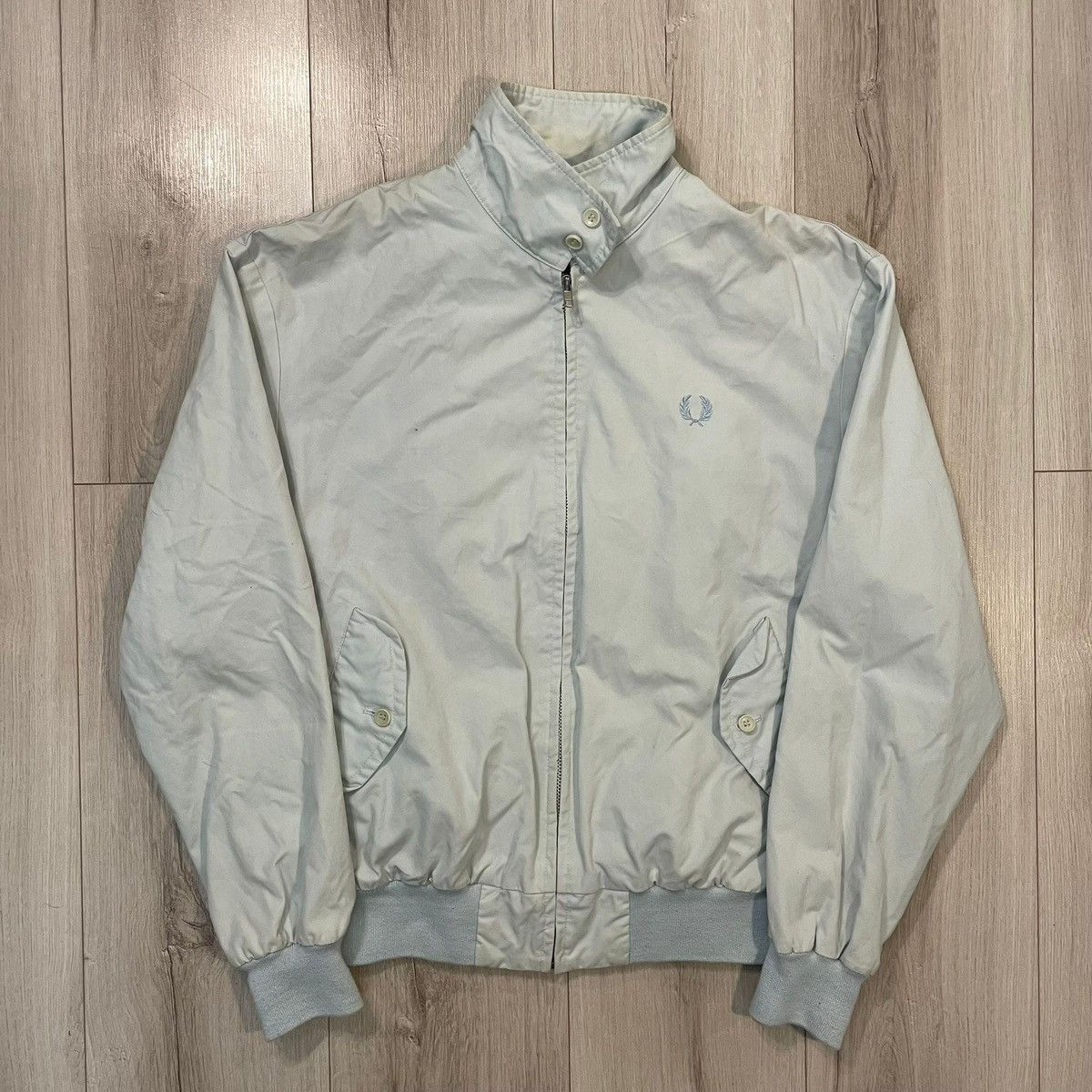 Fred Perry Fred Perry light jacket vintage baby blue 90s 00s | Grailed