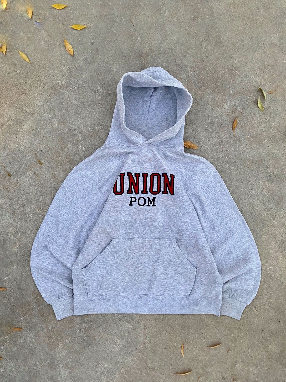 Vintage Russell Athletic Union Pom Hoodie | Grailed