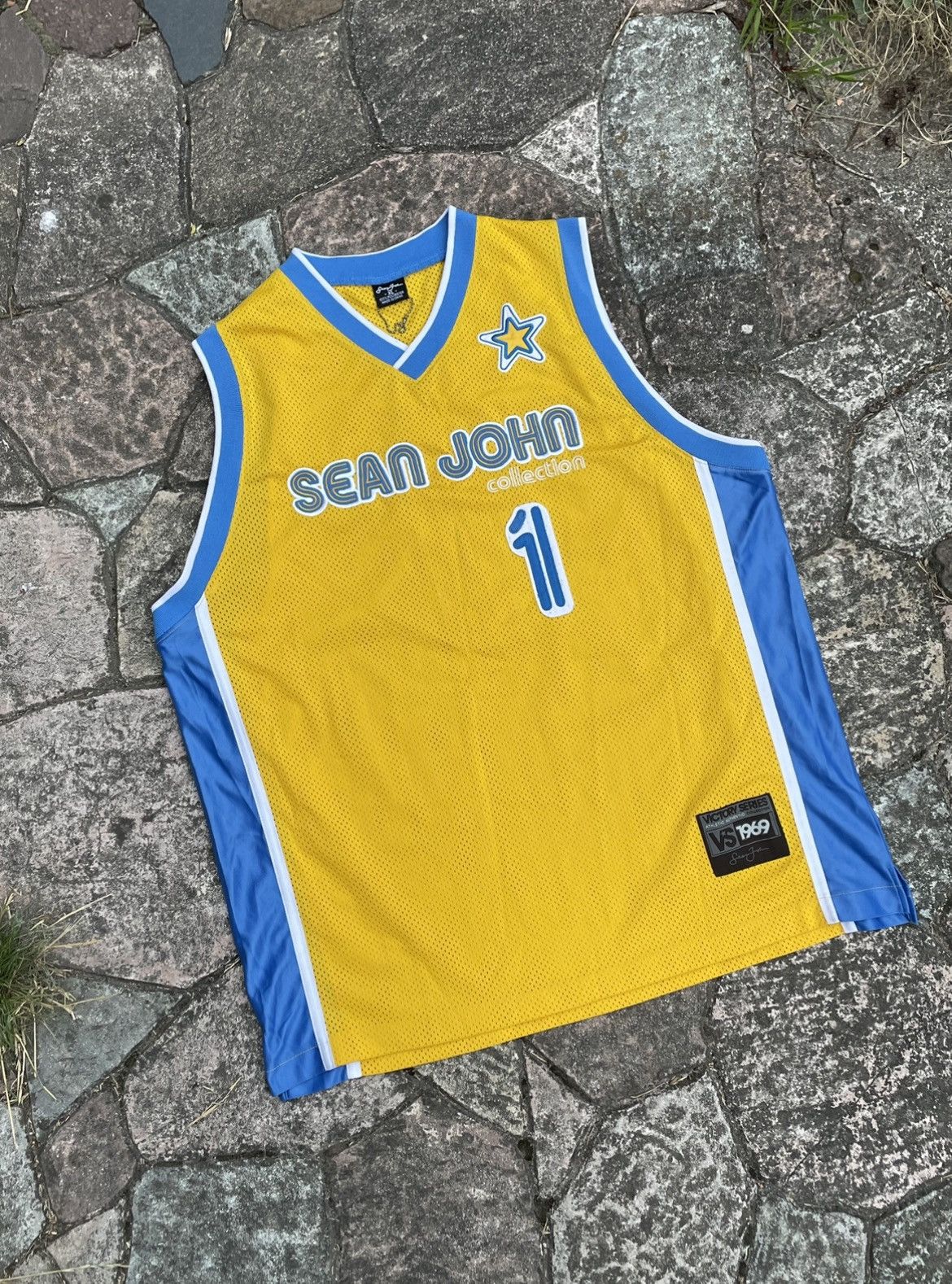 Sean John Sean John collection “1969” basketball Jersey hip hop rap ...