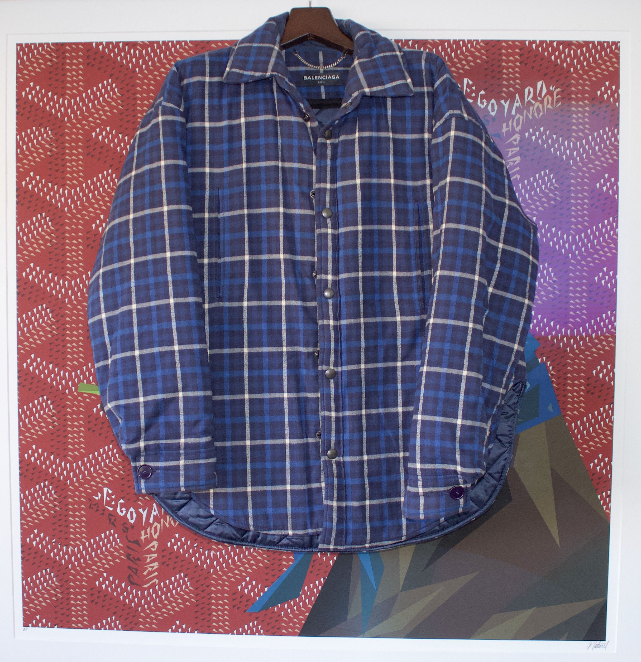 Balenciaga Balenciaga Oversized Padded Flannel | Grailed