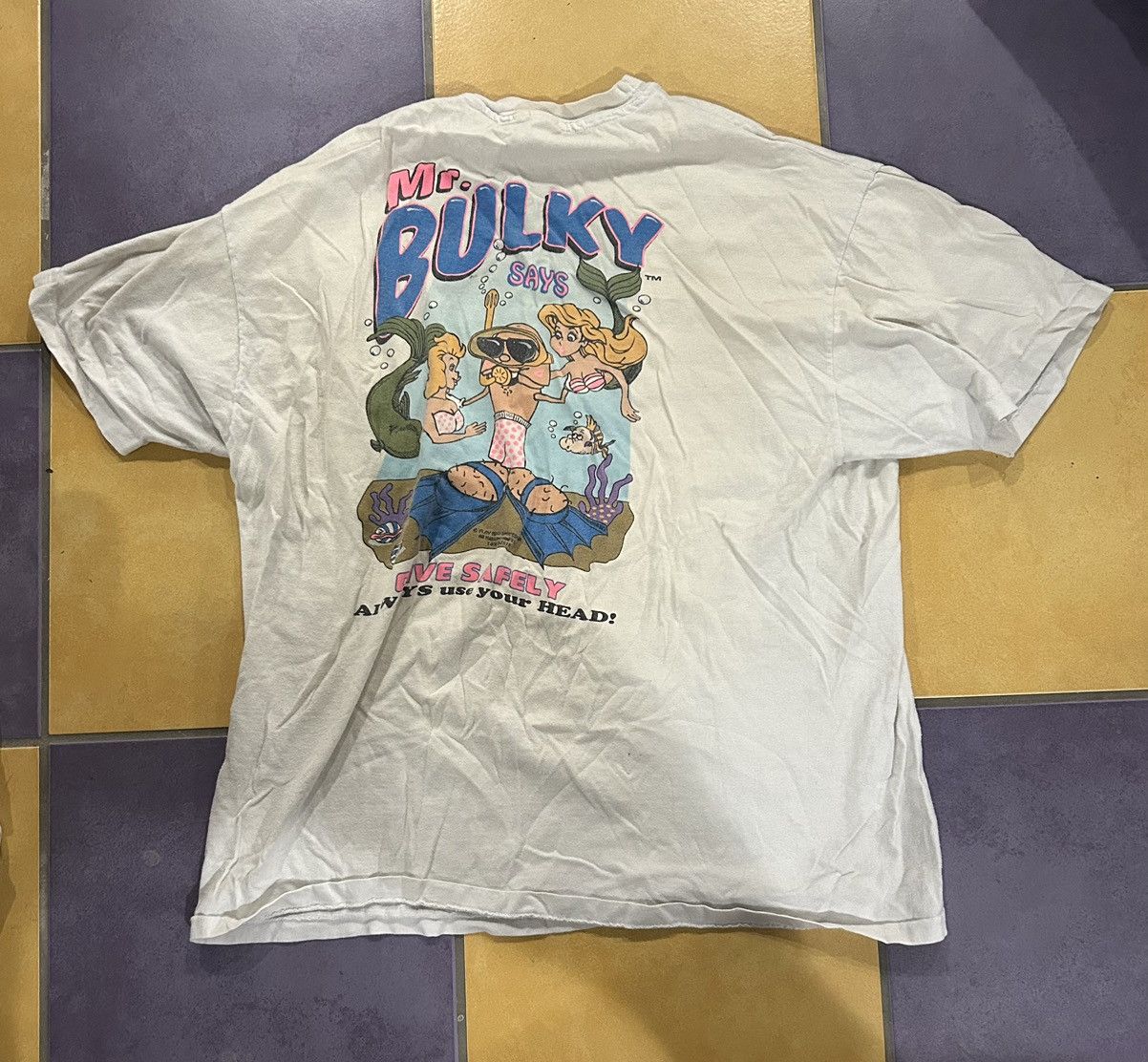 Vintage Mr. Bulky 90s single stitch vintage tee | Grailed