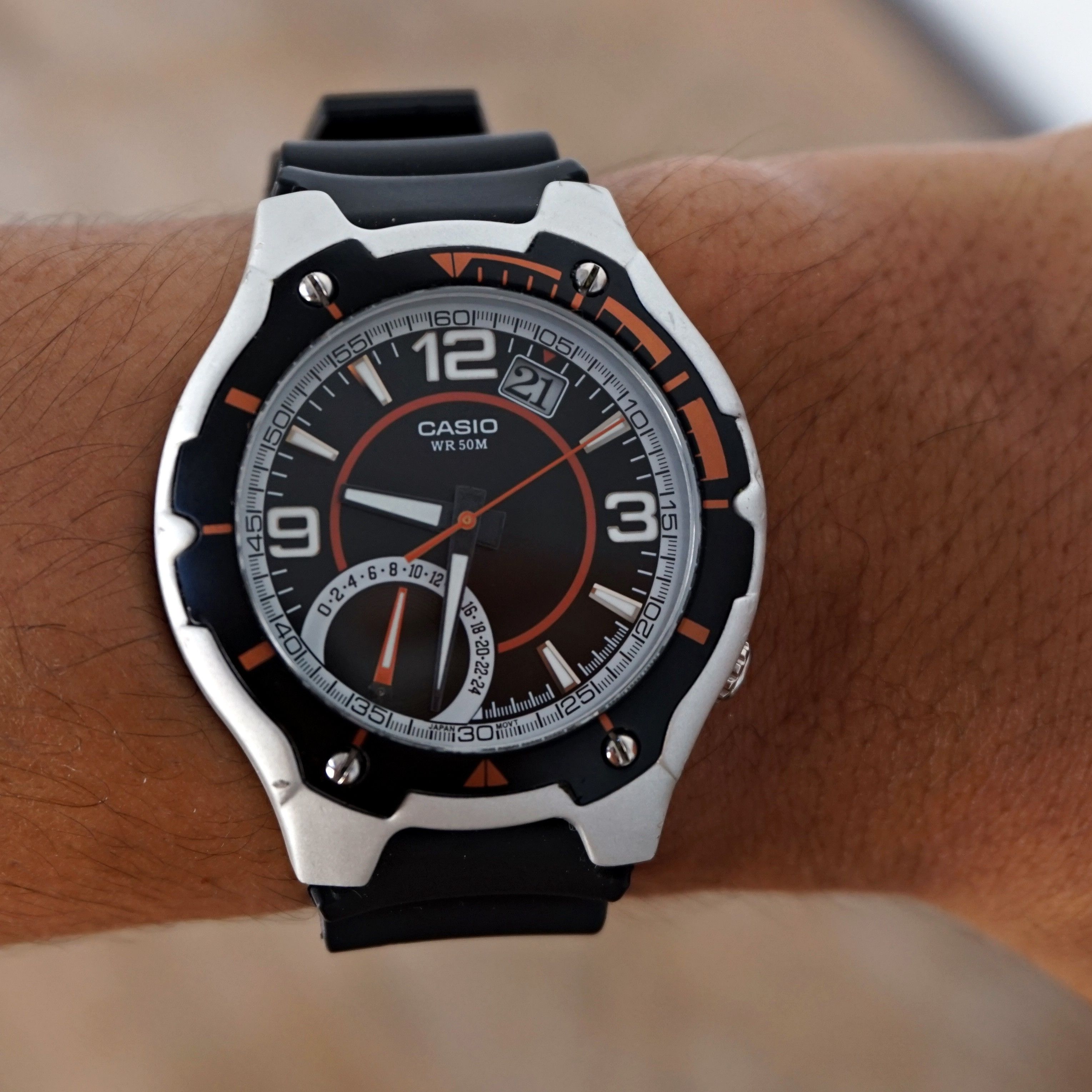 Casio × Vintage Rare Casio MTR-200 Analog Watch | Grailed