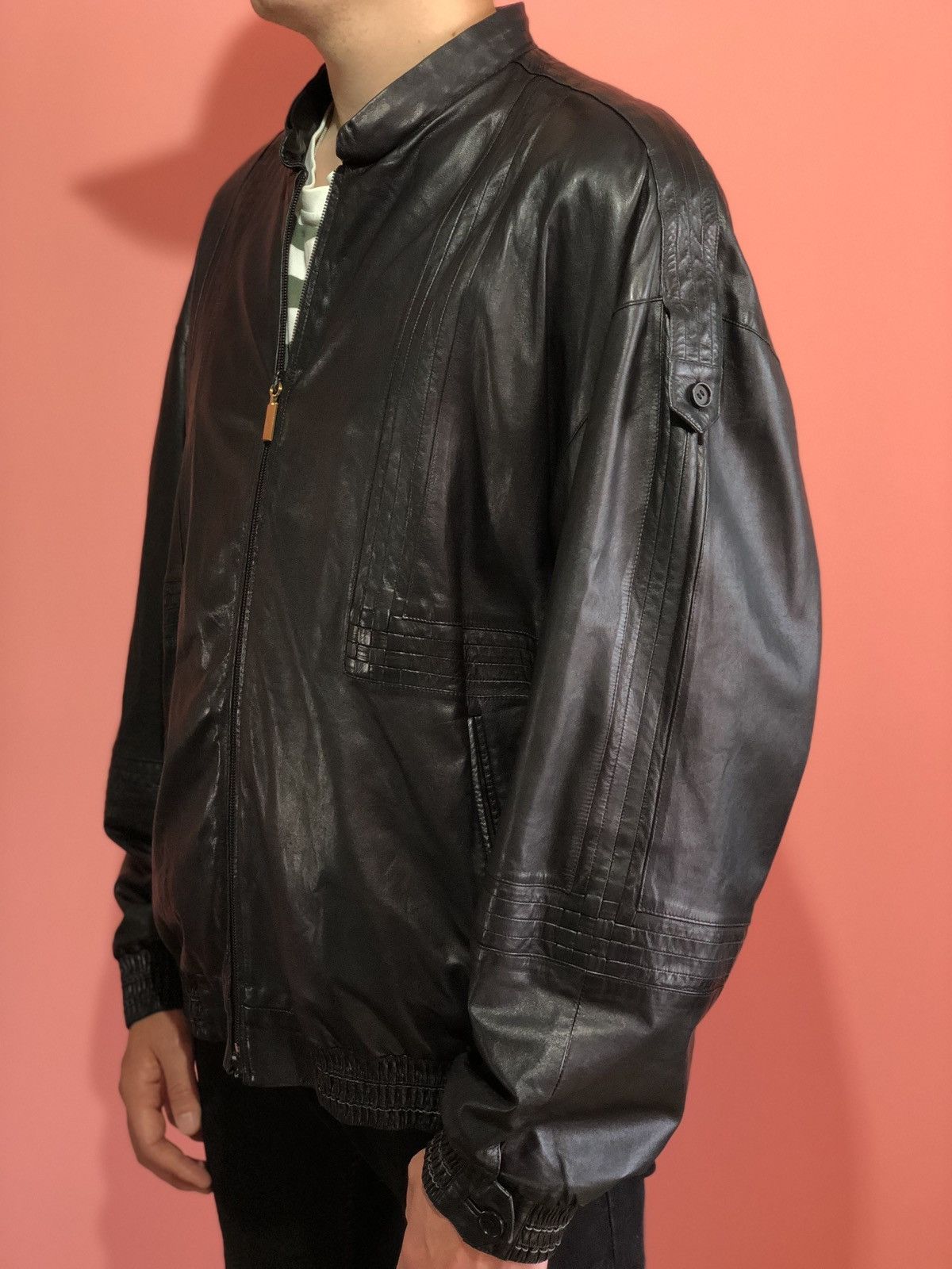 Vintage × Zilli ZILLI vintage leather jacket 90 - 80 s luxury rare coat ...