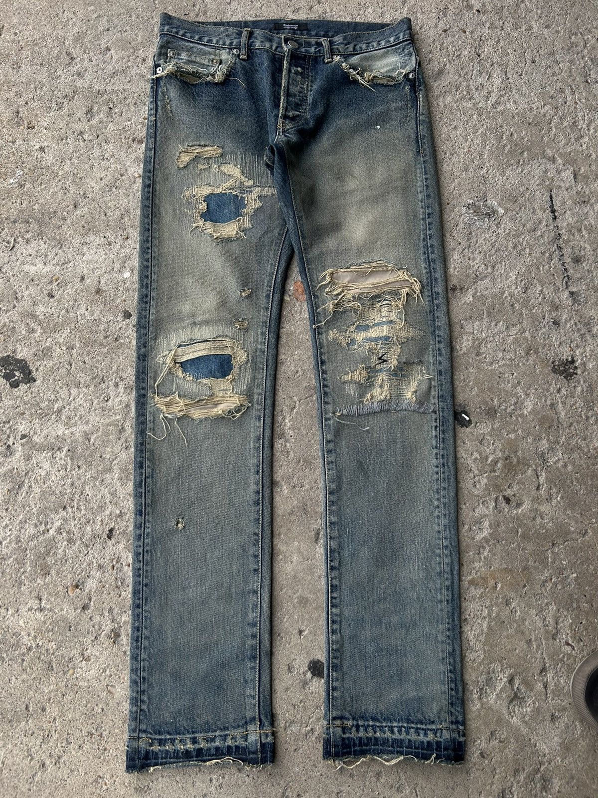 Jun Takahashi × Undercover *SOLD* Undercover 68 ‘Silver/Grey’ yarn ...