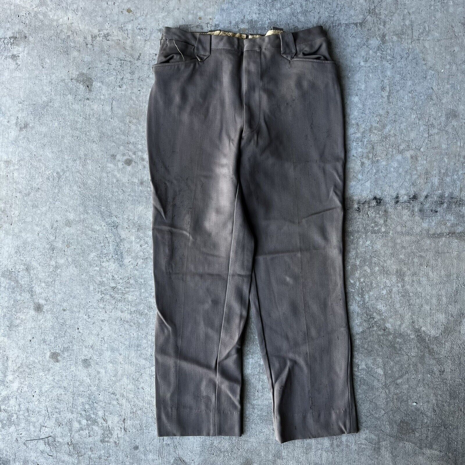 Vintage Vintage 50s 60s H Bar C Pants Trousers Gray Wool California ...