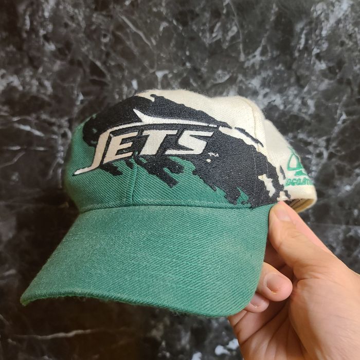 Vintage VTG 90s Logo Athletic New York Jets NFL Splash Hat OSFM | Grailed