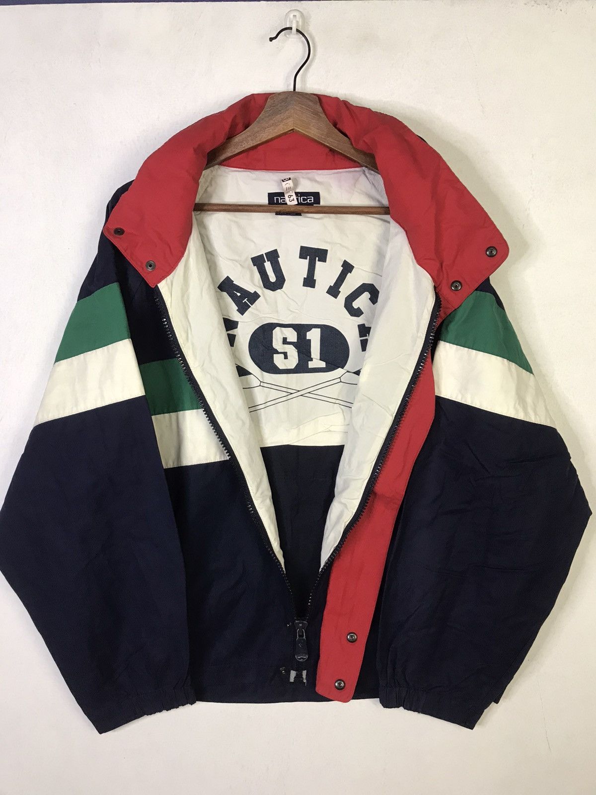 Vintage GRAIL ️90s Nautica Yacht Cruiser Colorblock Jacket | Grailed