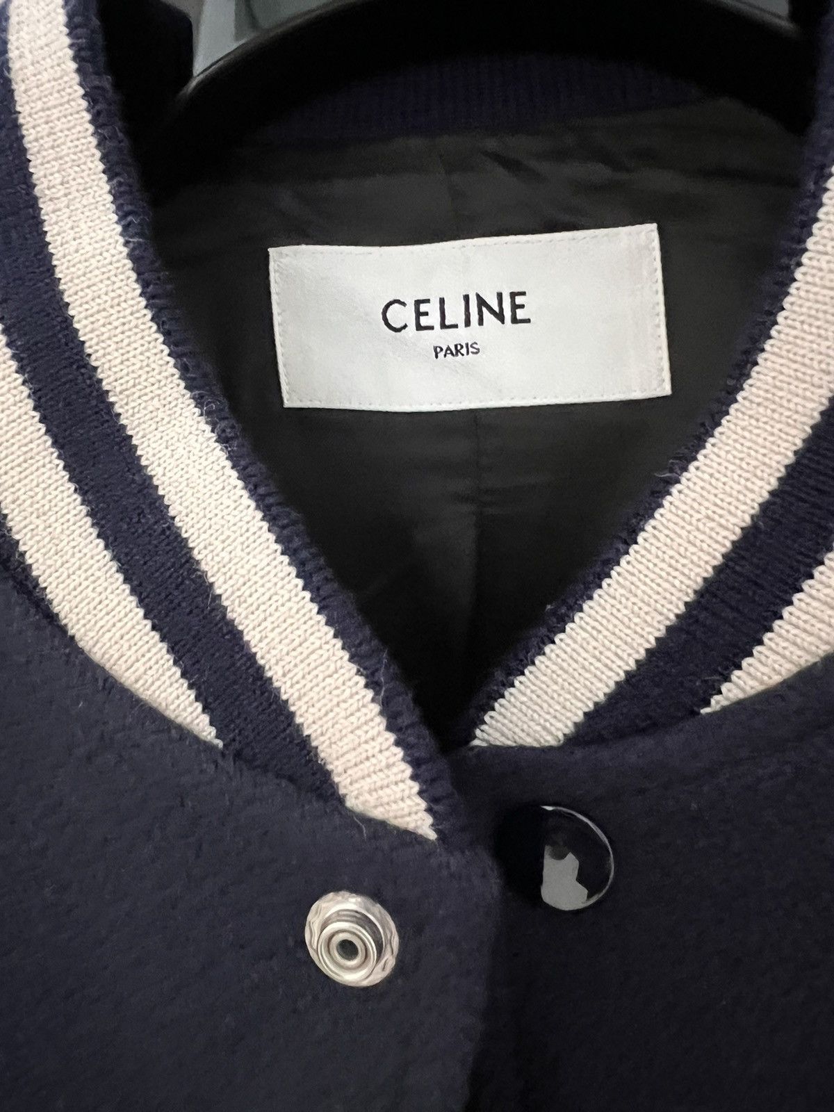 Celine Celine Loose Varsity-Style Jacket In Wool | Grailed
