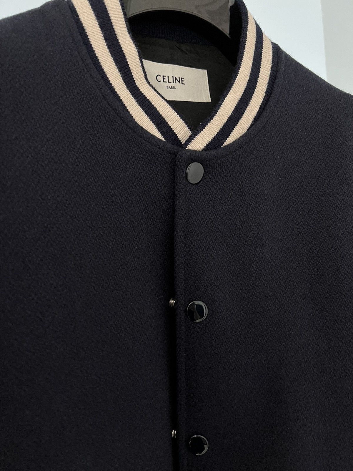 Celine Celine Loose Varsity-Style Jacket In Wool | Grailed