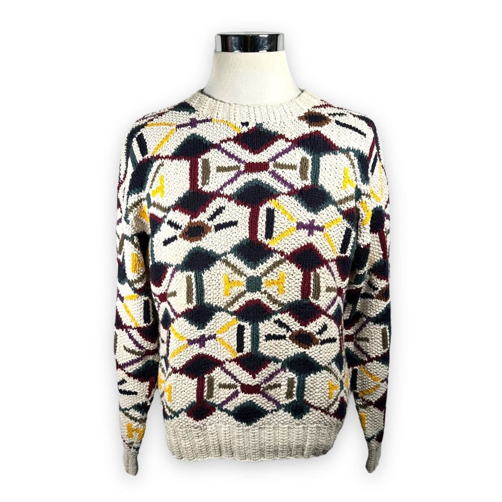 Boston Traders Vintage Boston Traders Sweater Geometric Cosby Biggie ...