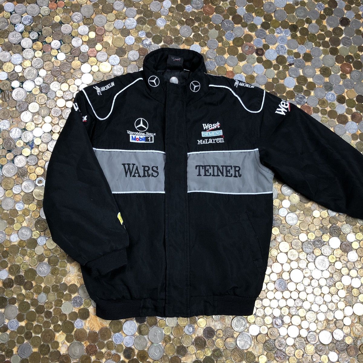 Vintage Mercedes Benz McLaren formula 1 kids racing jacket Vintage ...
