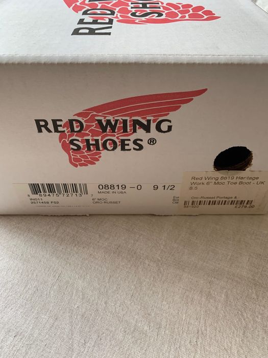 Red Wing 8819 6" Moc Toe | Grailed