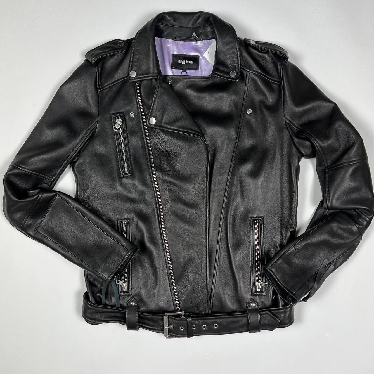Tigha Leather Jacket Tigha | Grailed