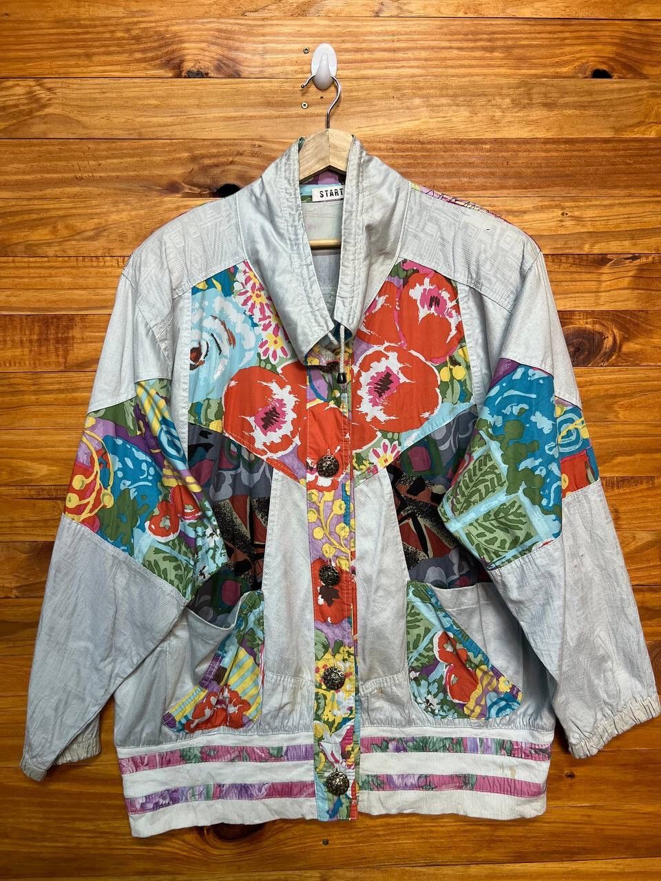 Japanese Brand START MOTIF MULTICALOUR JACKET | Grailed