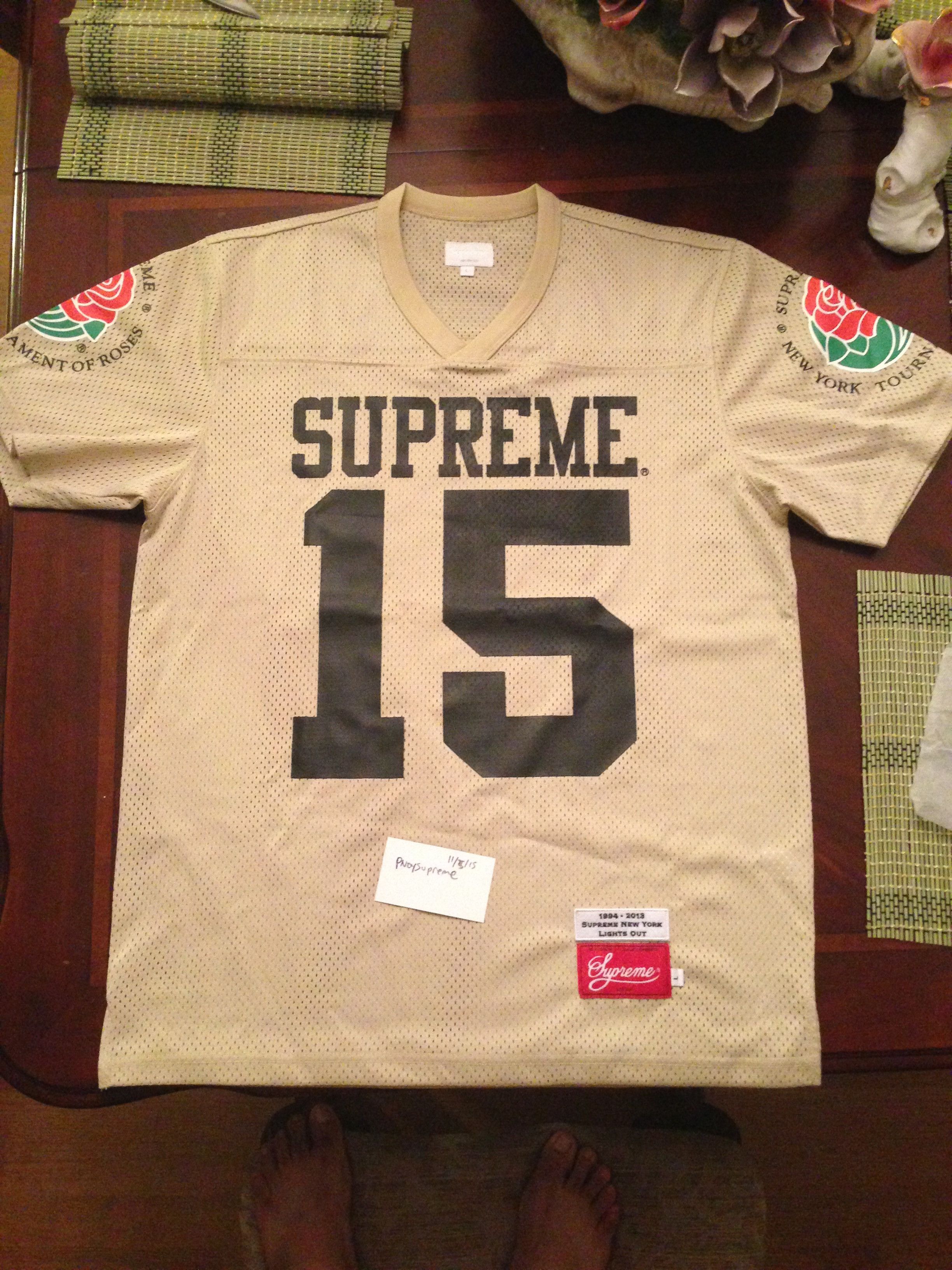 Supreme Roses Jersey | Grailed
