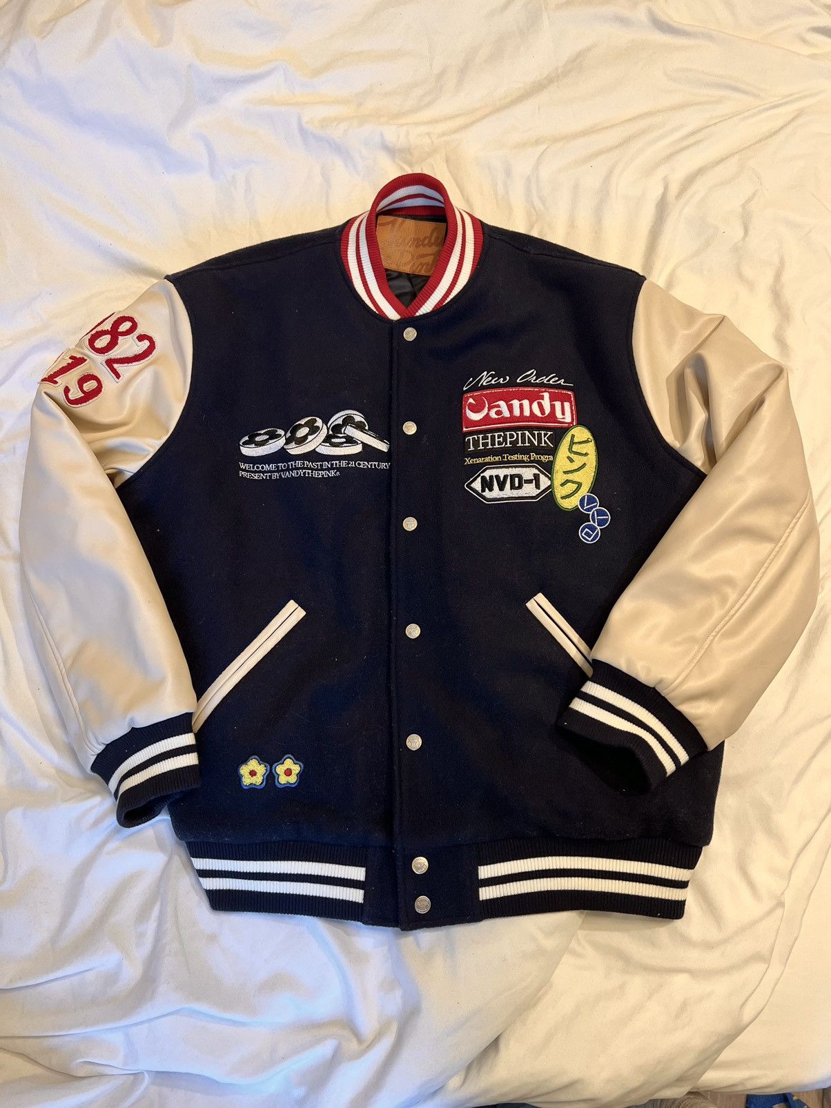Vandy The Pink Vandy The Pink Akira Pill Varsity Jacket | Grailed