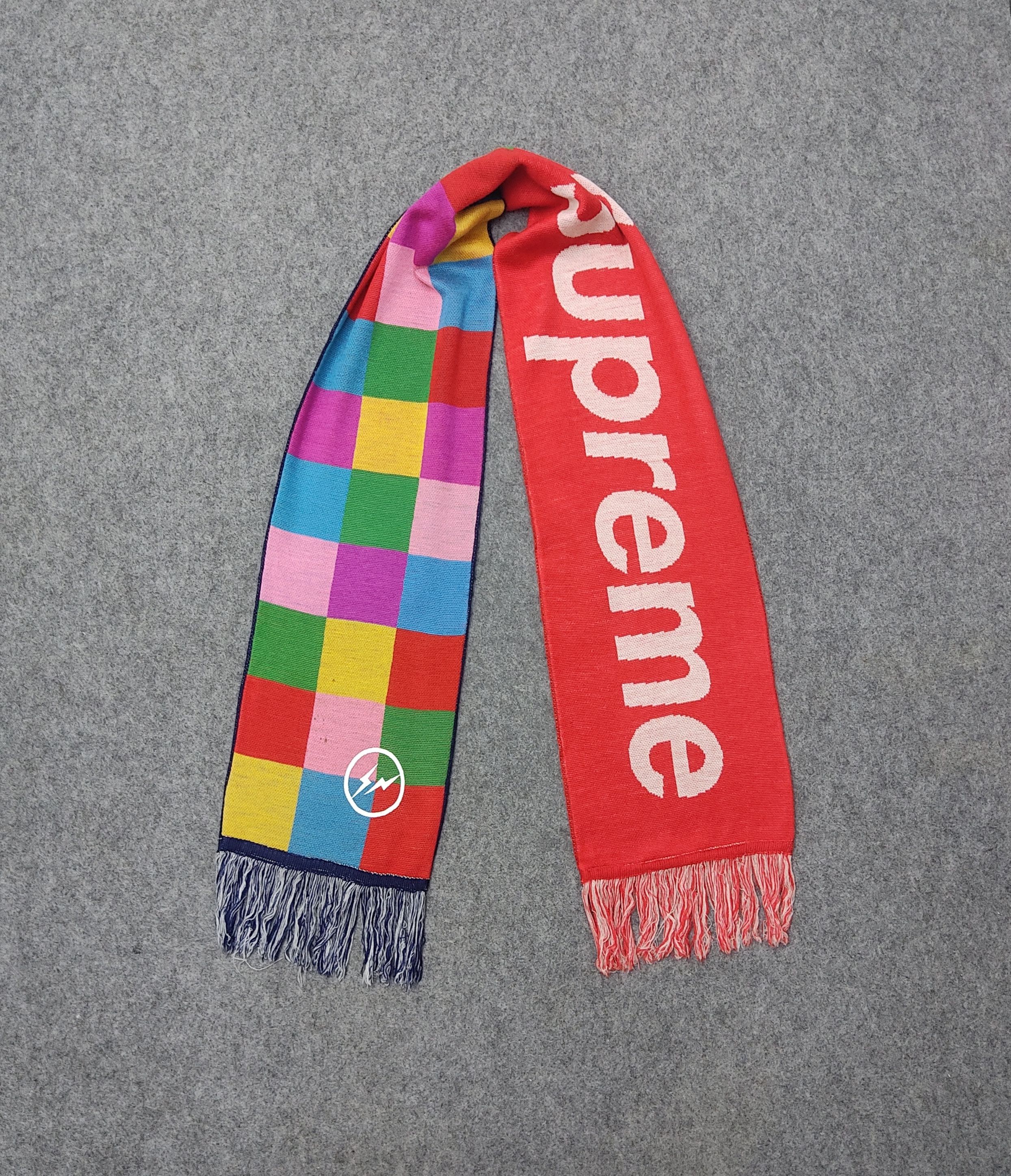 Supreme Uniform Experiment Fragment Design Supreme Scarf Muffler | Grailed