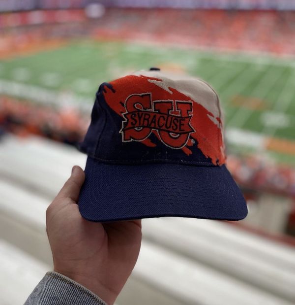 Vintage Vintage 90s Syracuse Logo Athletic Splash Snapback | Grailed