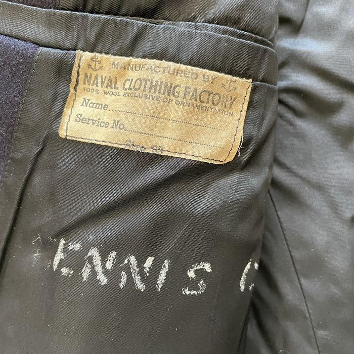Vintage vintage 70s navy blue naval clothing factory peacoat | Grailed