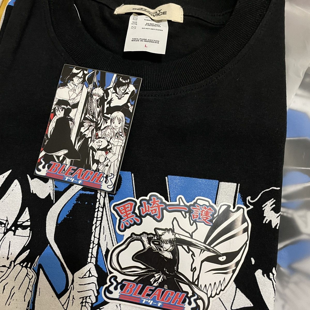 Vintage Limited Bleach Ichigo Anime Manga Bootleg T shirt Large | Grailed