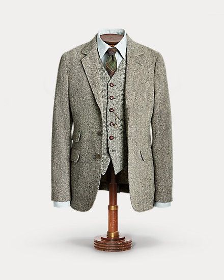 Ralph Lauren RRL Double RL Donegal Wool Tweed Jacket | Grailed