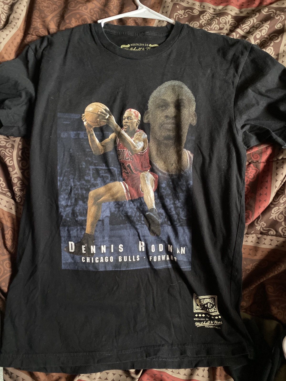 Mitchell & Ness Dennis Rodman Graphic t shirt | Grailed