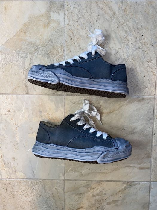 Miharayasuhiro black/grey overdyed miharas | Grailed