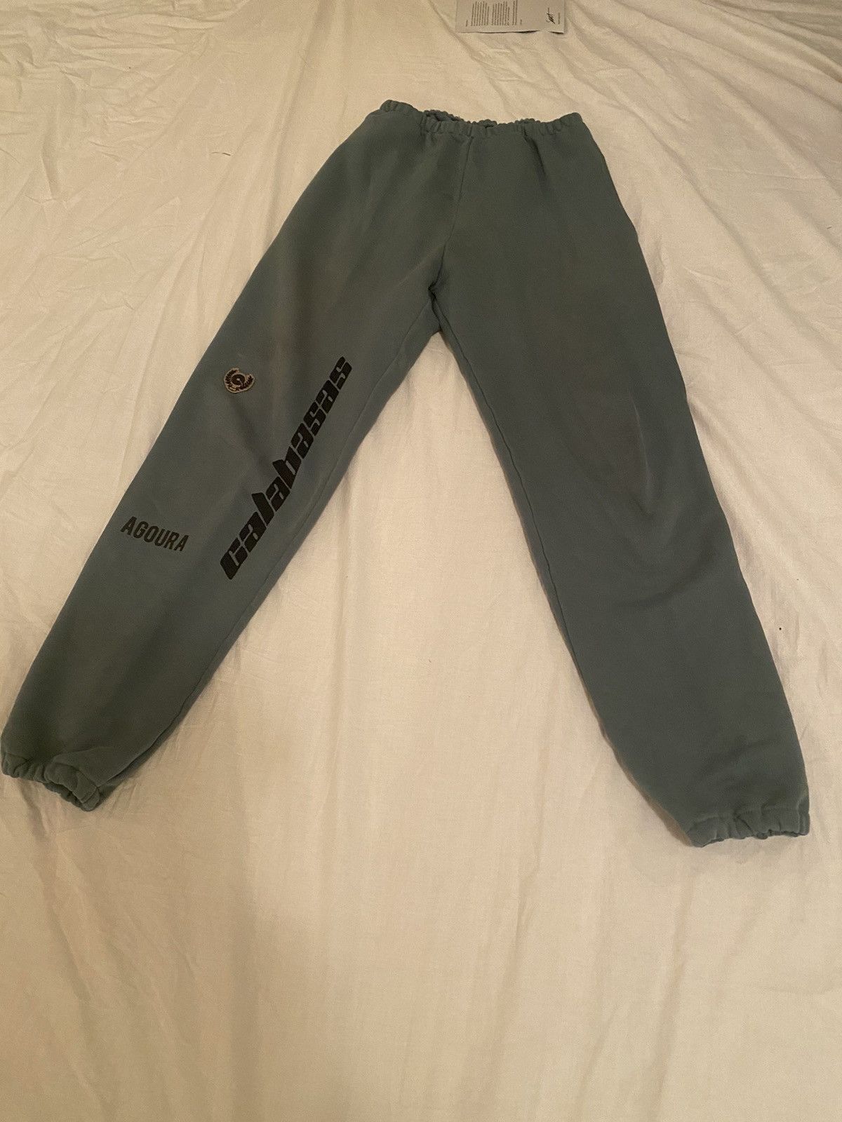 Yeezy Season Original Yeezy Calabasas hospital blue sweatpants | Grailed