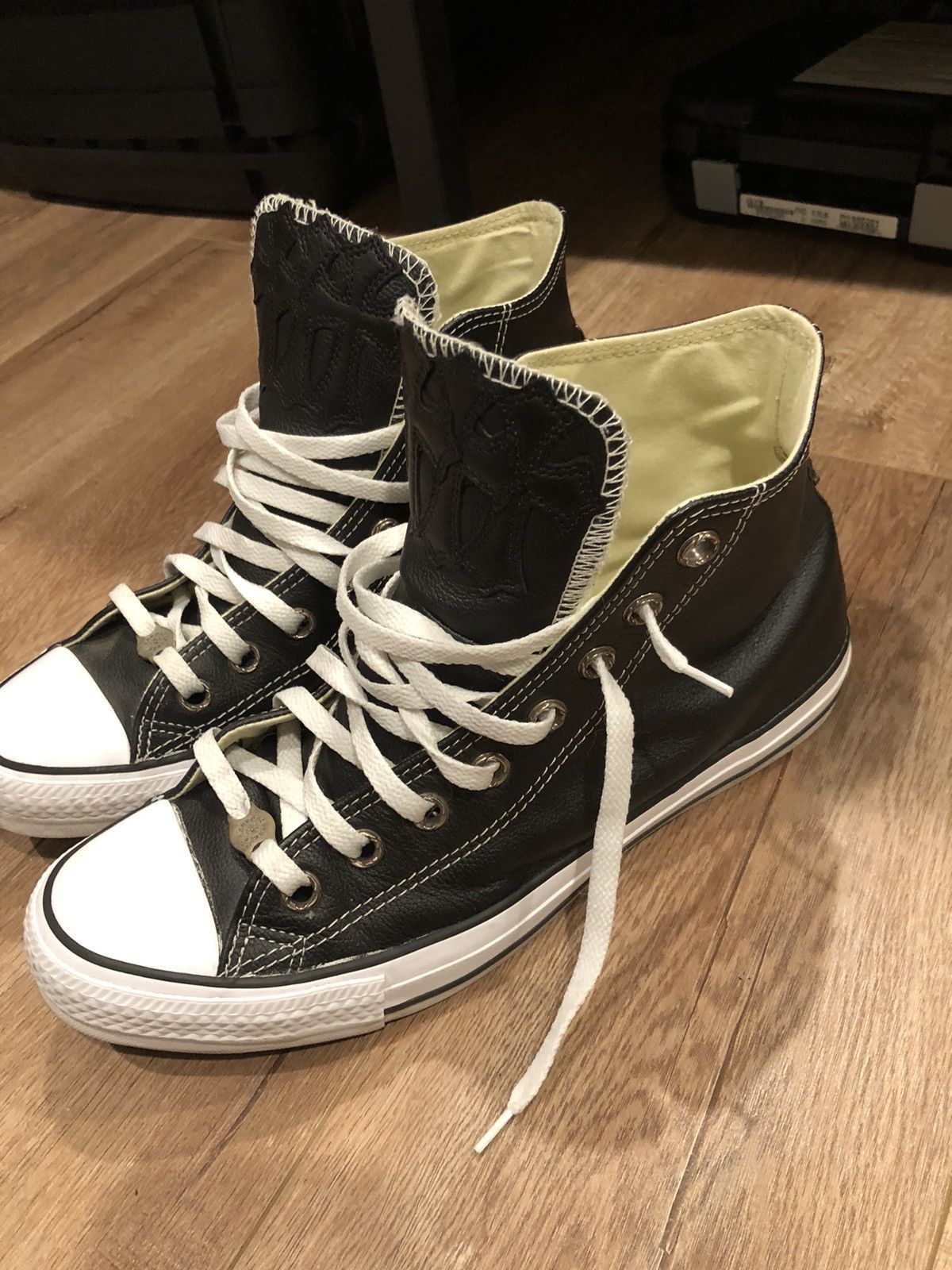 Chrome Hearts Chrome hearts Chuck taylor converse hi tops | Grailed
