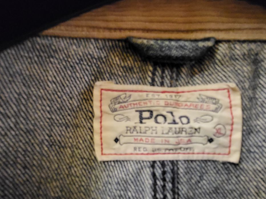 Polo Ralph Lauren Vintage 90s Polo Ralph Lauren Denim Chore Jacket Made in USA | Grailed