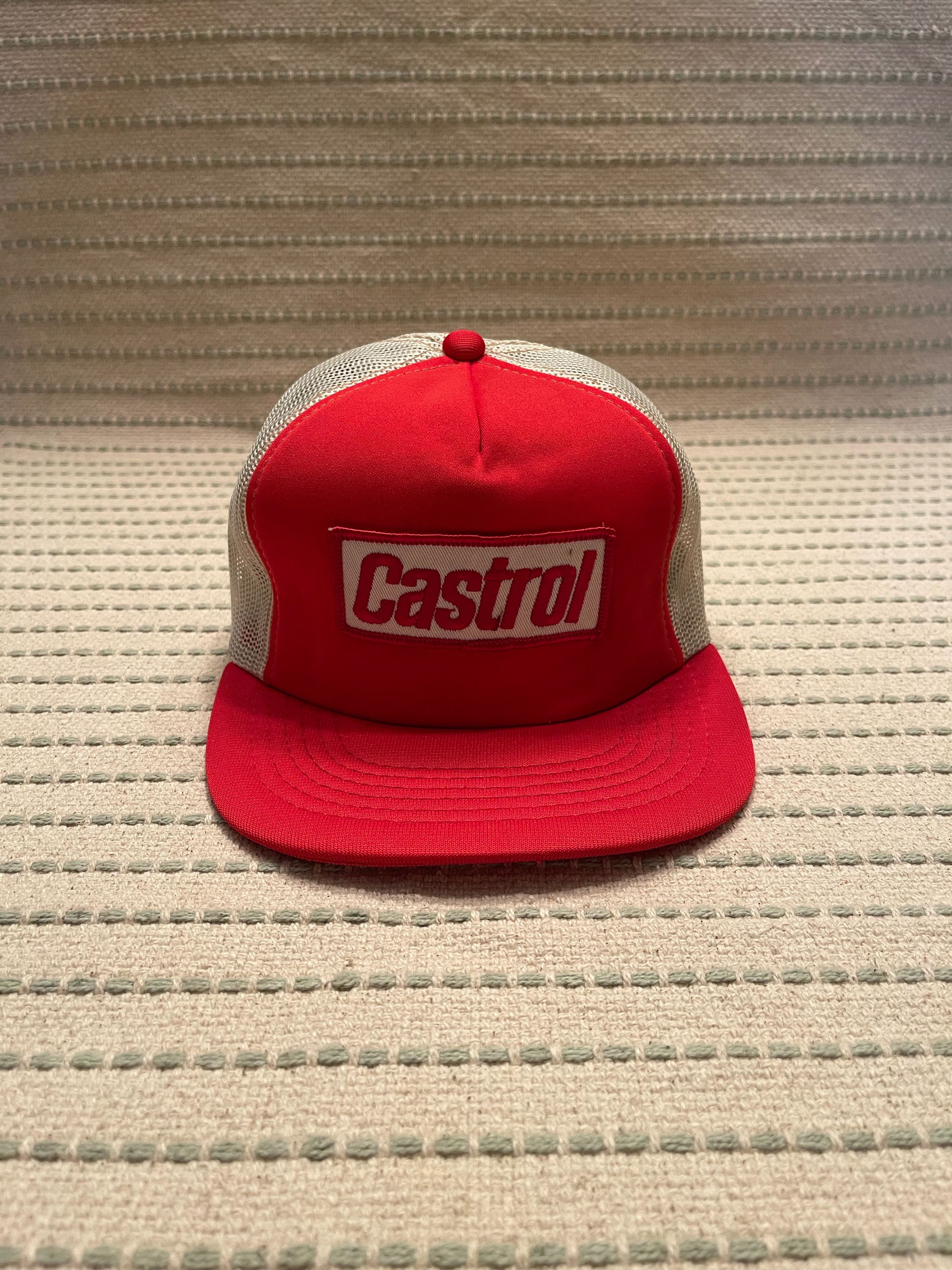 Racing × Streetwear × Vintage Vintage Castrol Embroidered Logo Trucker ...