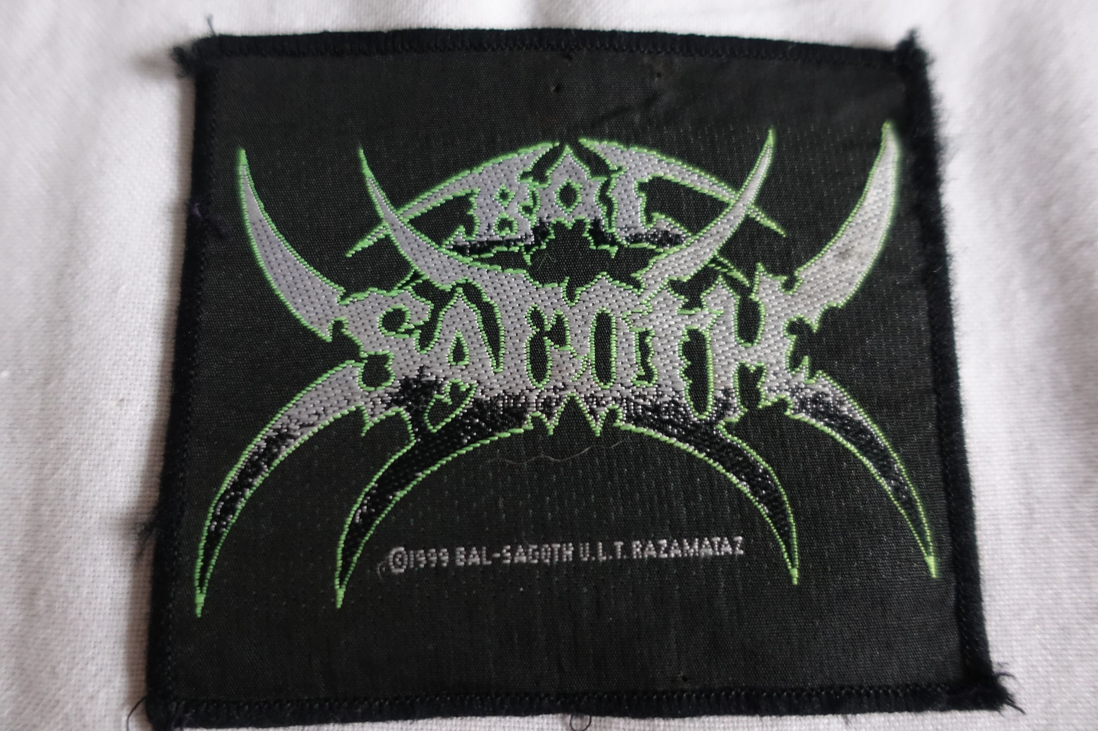 Band Tees Bal-Sagoth "Logo" 1999 woven patch Black Metal | Grailed