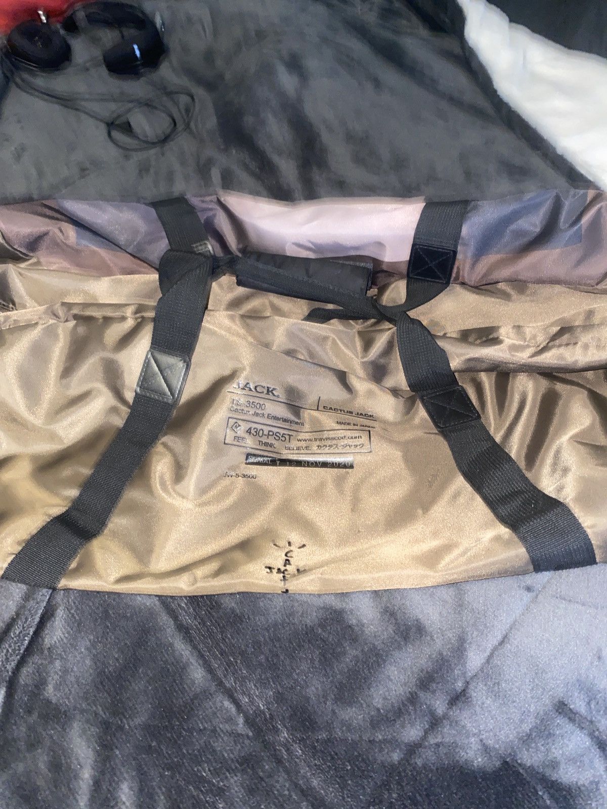 Streetwear × Travis Scott × Vintage Travis Scott duffel bag | Grailed