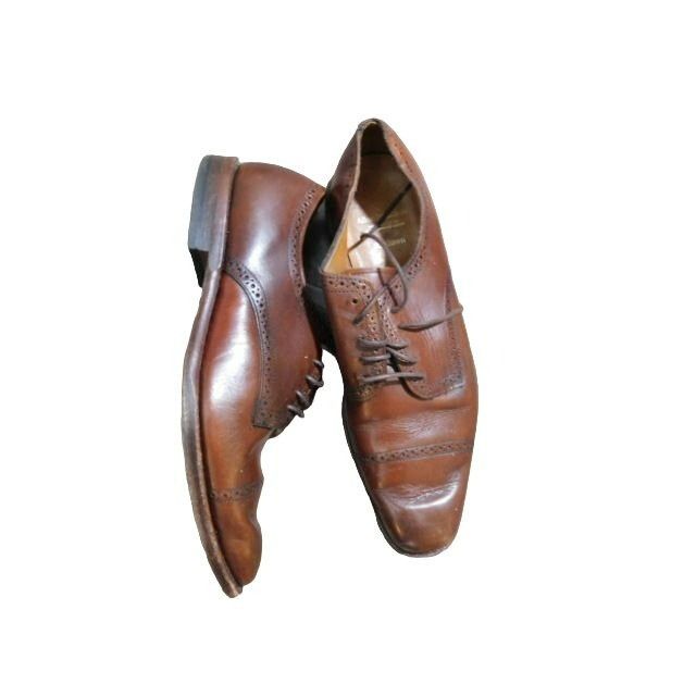 Allen Edmonds Allen Edmonds Size 11D Brown Leather Oxford Mens Shoes ...