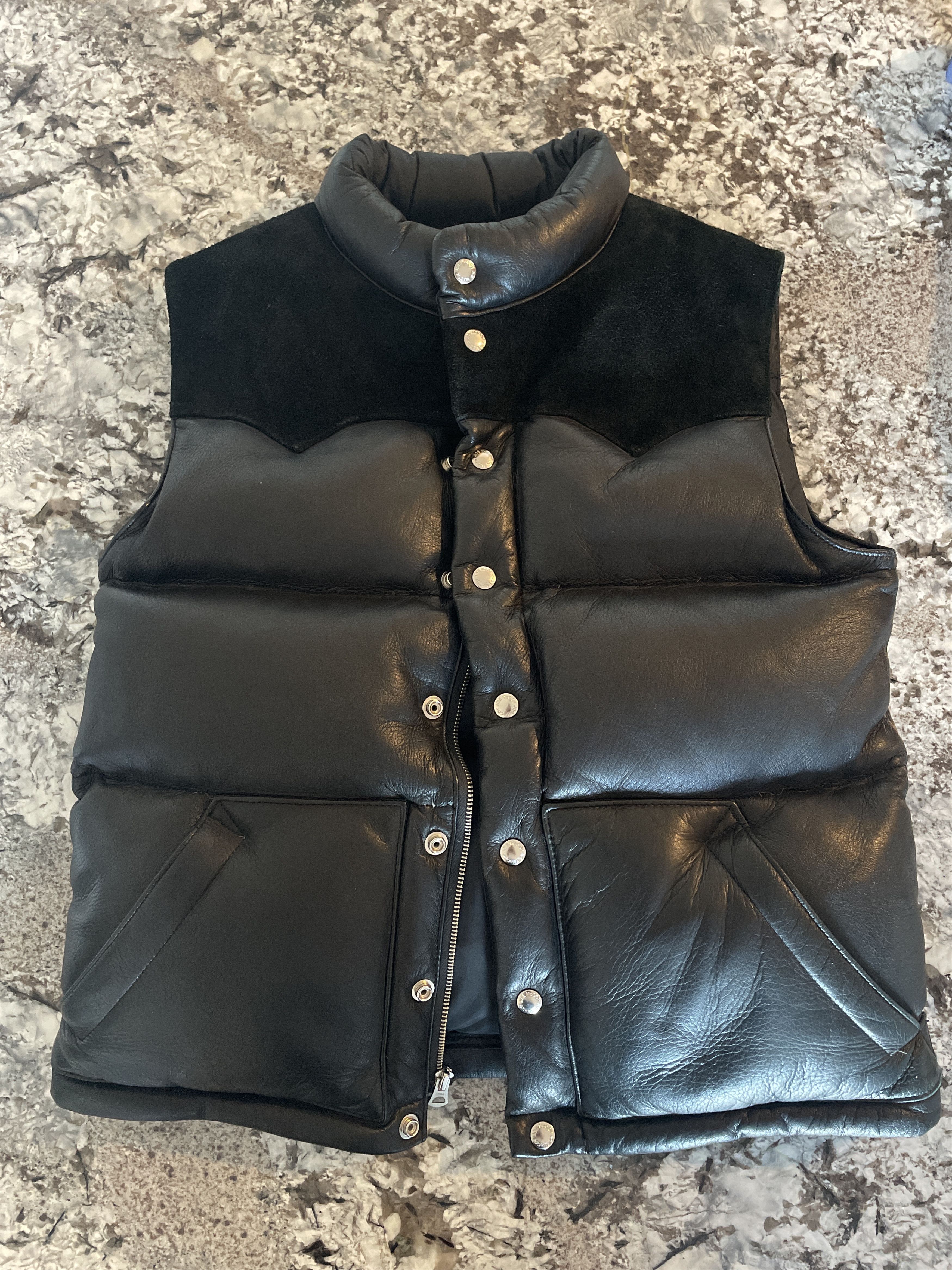 The Real McCoy's Joe McCoy Deerskin Down Vest | Grailed