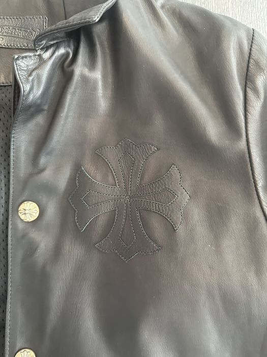 Chrome Hearts Chrome Hearts Leather Jacket - Rare | Grailed