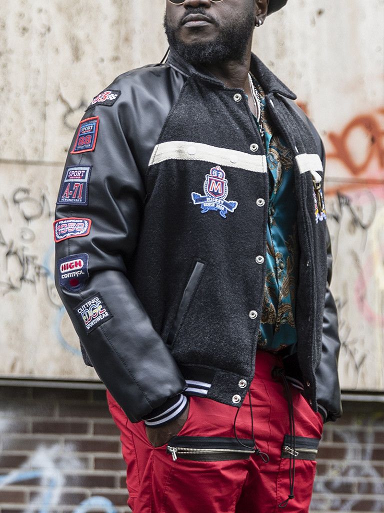 Rare Raglan Sleeve Varsity Jacket | Grailed